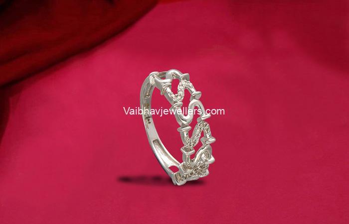 Stunning South Indian Diamond White Rings | Shop Exquisite Designs