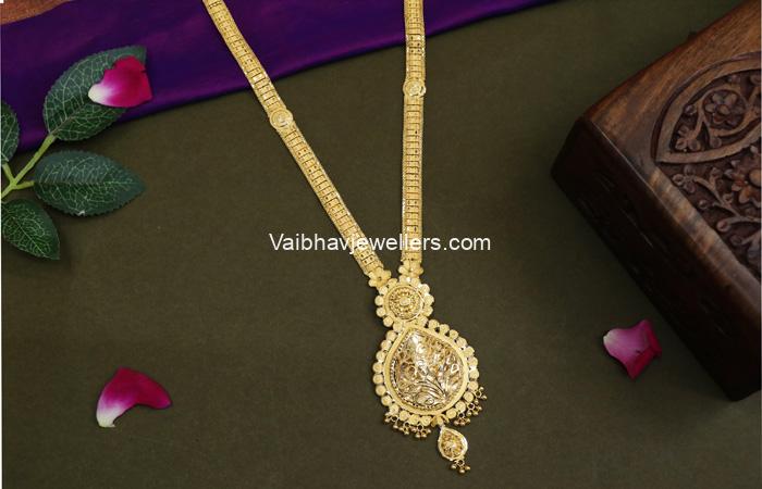 Shop South Indian Gold Long Chains | Authentic Collection