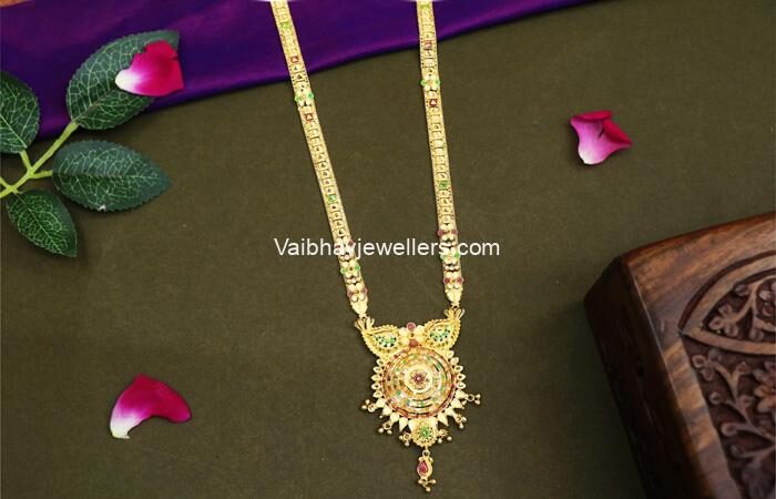Shop South Indian Gold Long Chains | Authentic Collection